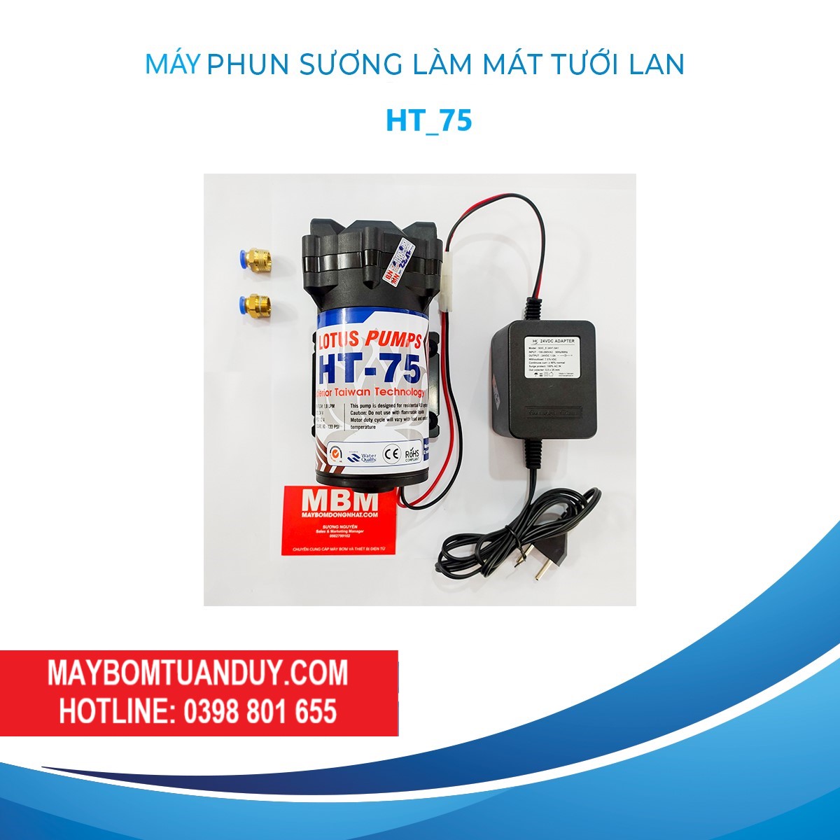 Máy bơm Phun Sương HT-75 - Máy Bơm Giá Rẻ Chất Lượng